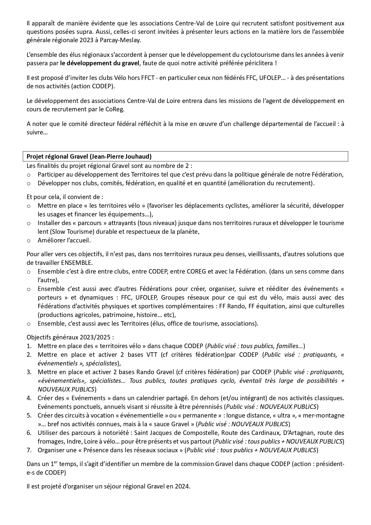 Compte-rendu de la réunion du comité directeur du 26 février 2023 ...